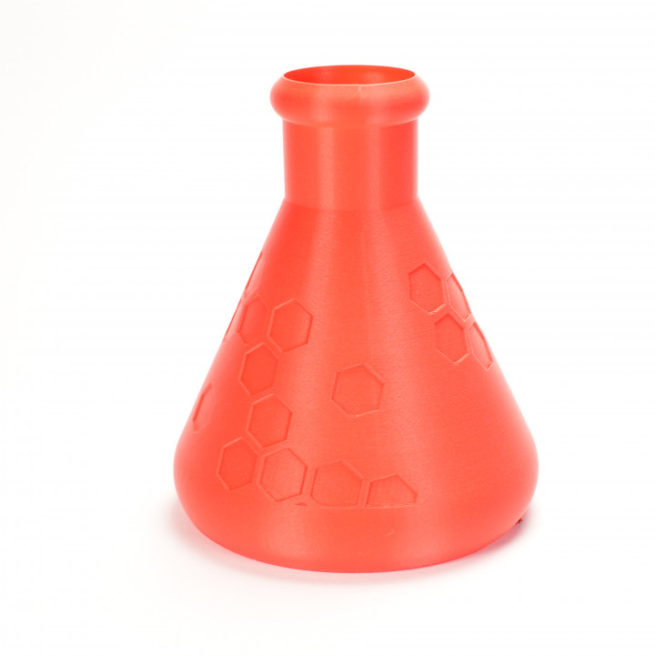 3D Printable Conical Flask - both vase and regular versions by Clockspring