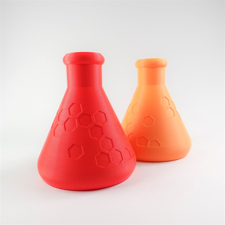 3D Printable Conical Flask - both vase and regular versions by Clockspring