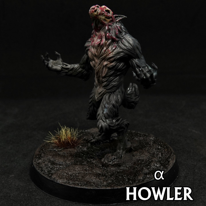 3D Printable Howler Pack, Pre-supported by Chronicle RPG Accessories