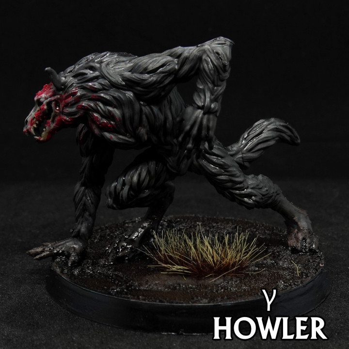 3D Printable Howler Pack, Pre-supported by Chronicle RPG Accessories