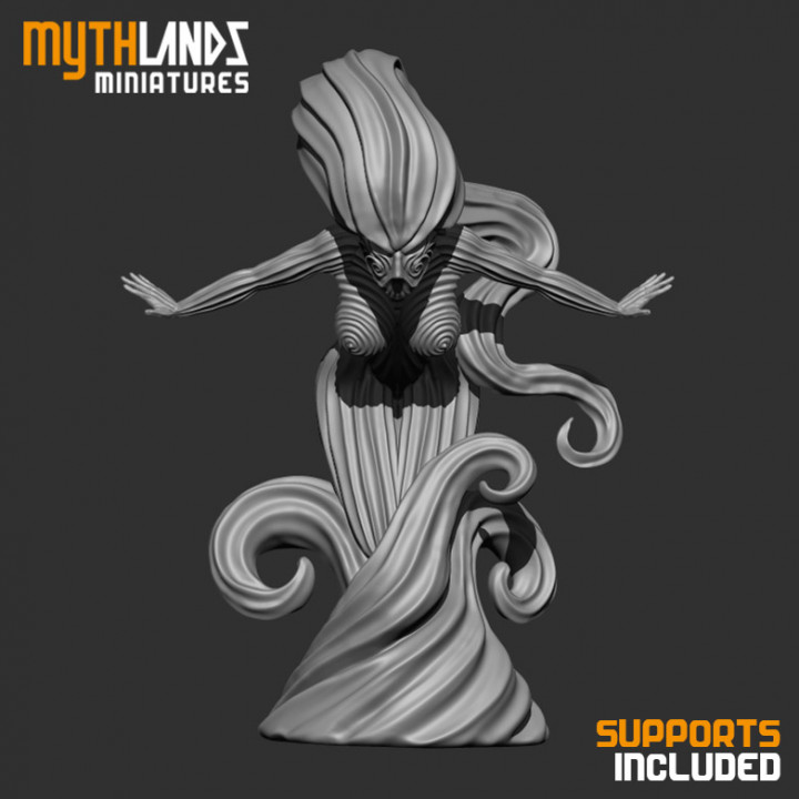 3D Printable Air Elemental by Mythlands Miniatures