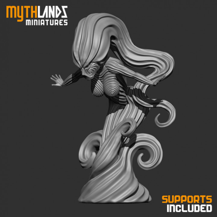 3D Printable Air Elemental by Mythlands Miniatures