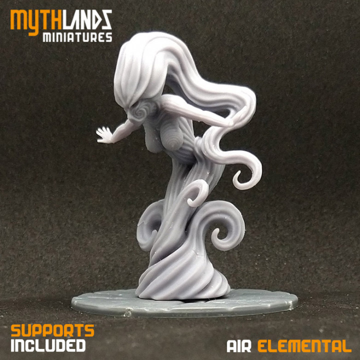 3D Printable Air Elemental by Mythlands Miniatures