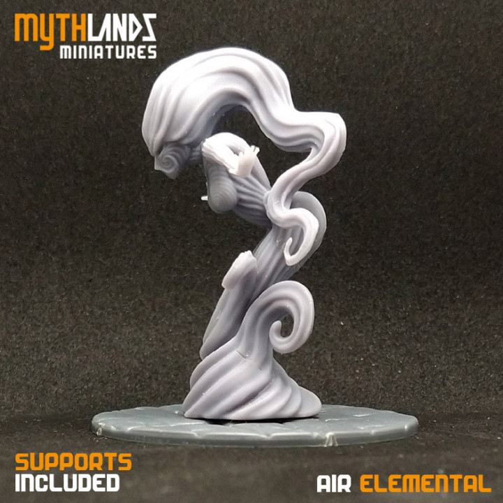 3D Printable Air Elemental by Mythlands Miniatures