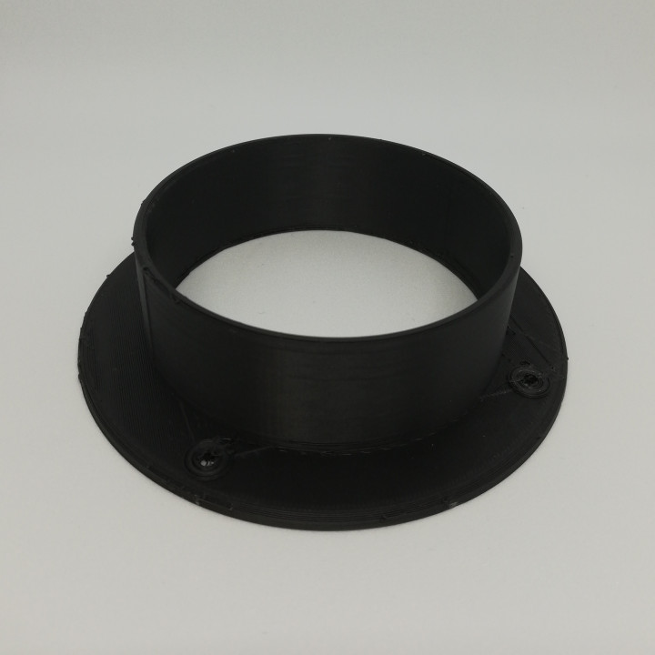 3D Printable Ventilation / smoke connection for 80mm pipe by Sabin ...