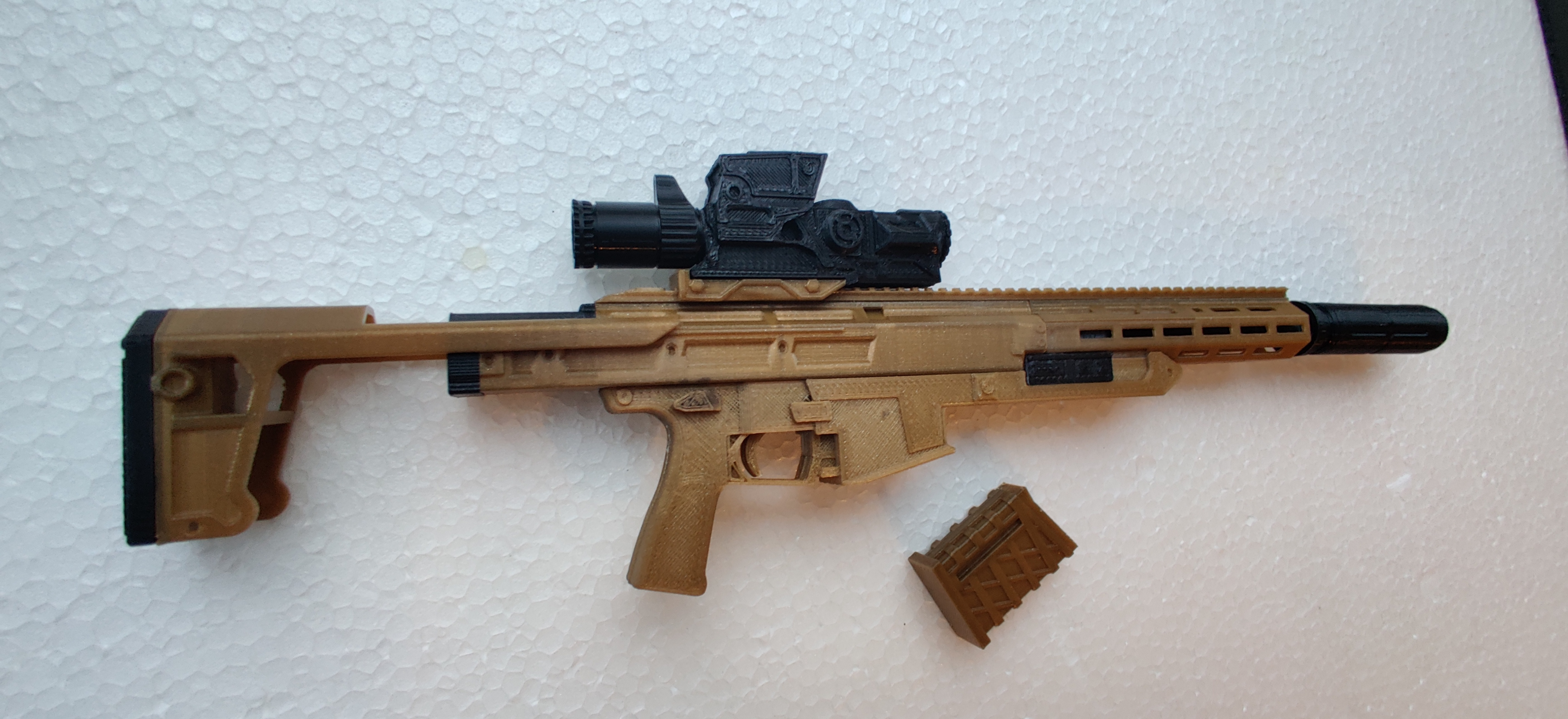 3D Print of Textron NGSW-R with Vortex Fire Control System - scale 1/4 by Pusher