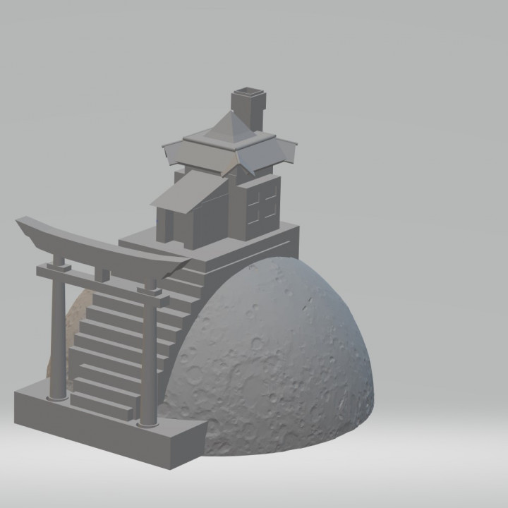 3D Printable japanese temple by yeeshu sharma