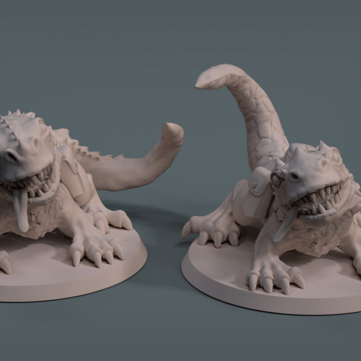 3D Printable Lizard Dragon by Imp3dsion