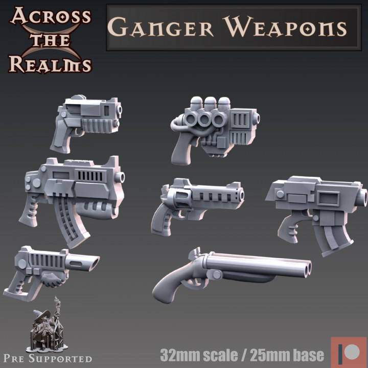 3D Printable Weapon Bundle - Modern and Sci-Fi by Across the Realms