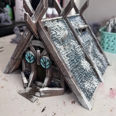 3D Printable Dark Realms - Odingard - Norse House 1 by Dark Realms Forge