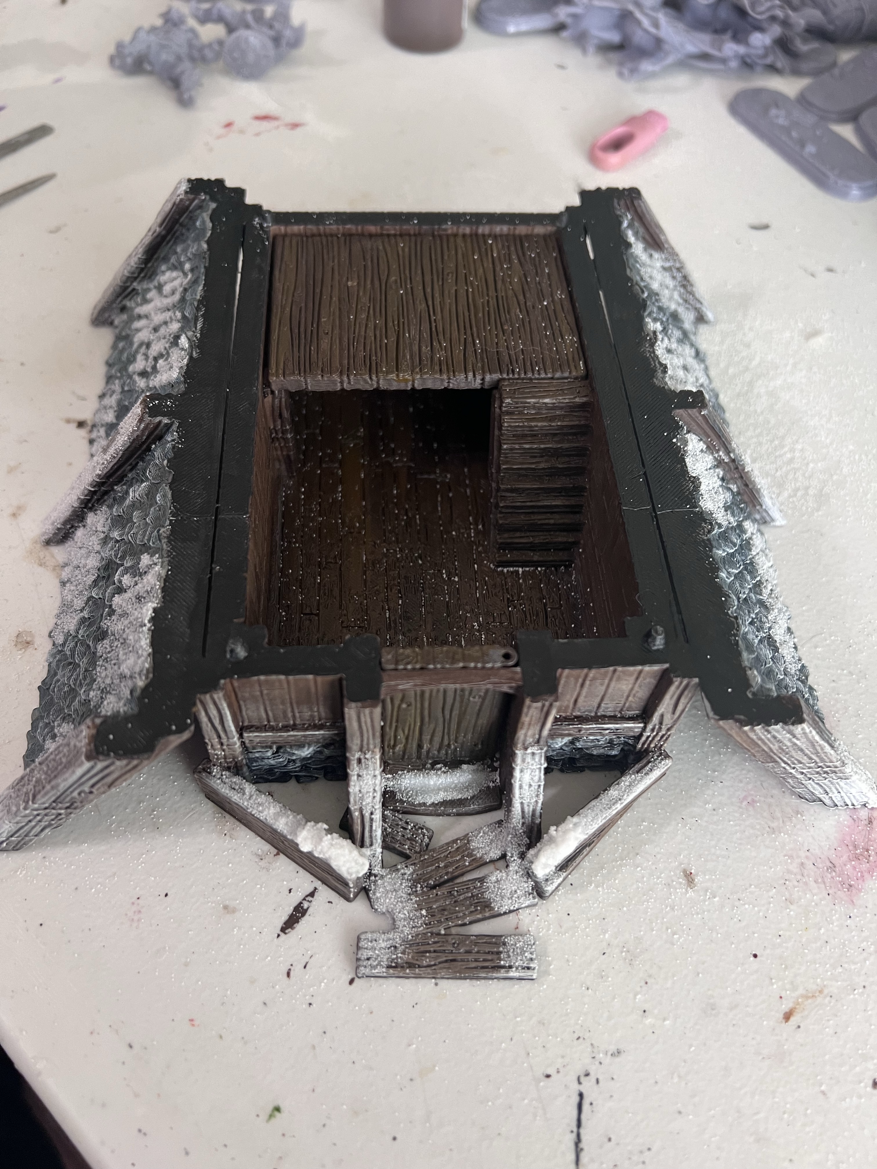 3D Printable Dark Realms - Odingard - Norse House 1 by Dark Realms Forge