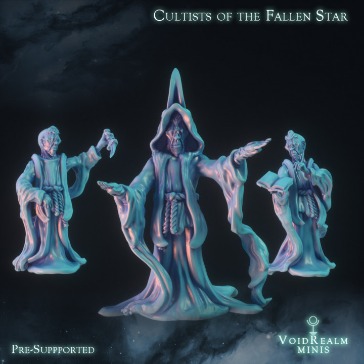 3D Printable Cultists of the Fallen Star by VoidRealm Minis