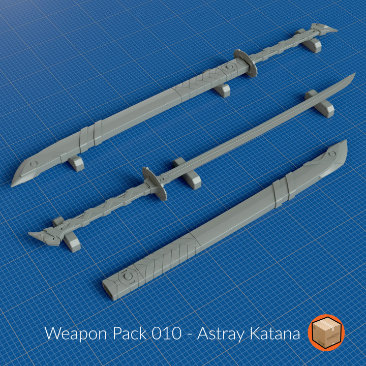 3D Printable WEAPON PACK 010 by Norman Caguiat