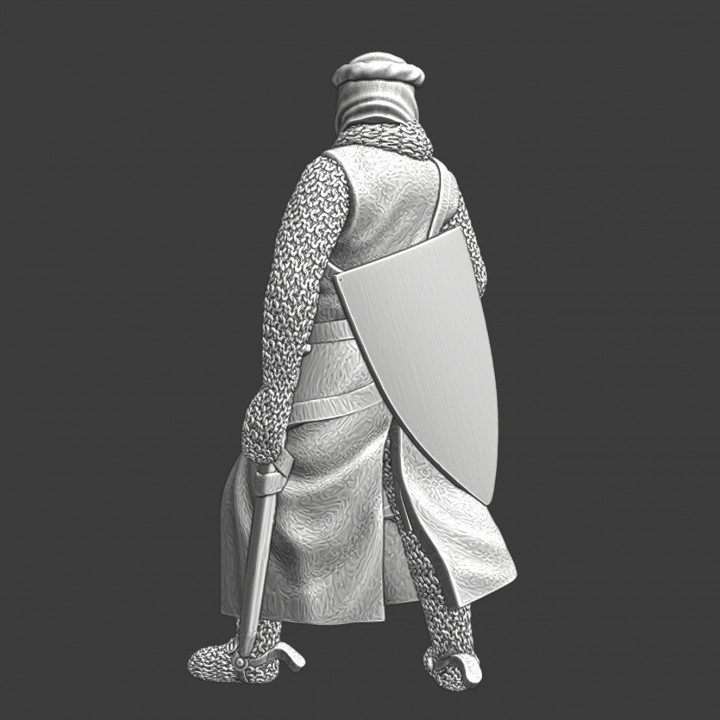3D Printable Medieval Knight with helmet in hand by Northern Crusades ...