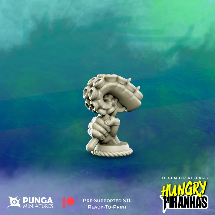 3D Printable Halfling Team Marker by Punga Miniatures