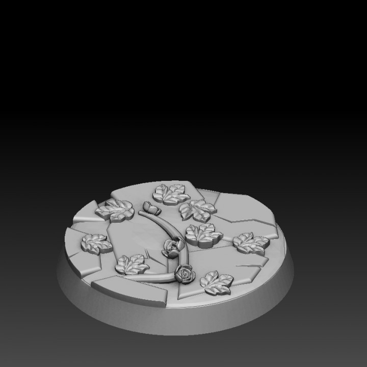 3D Printable 15 round Graveyard bases by Feed My 3dPrinter