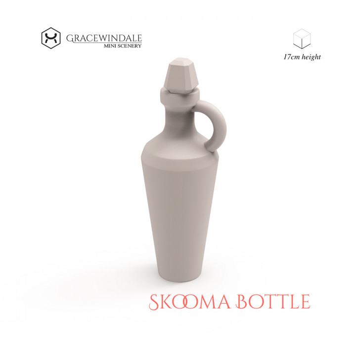 3D Printable Skooma Bottle by Gracewindale Mini Scenery