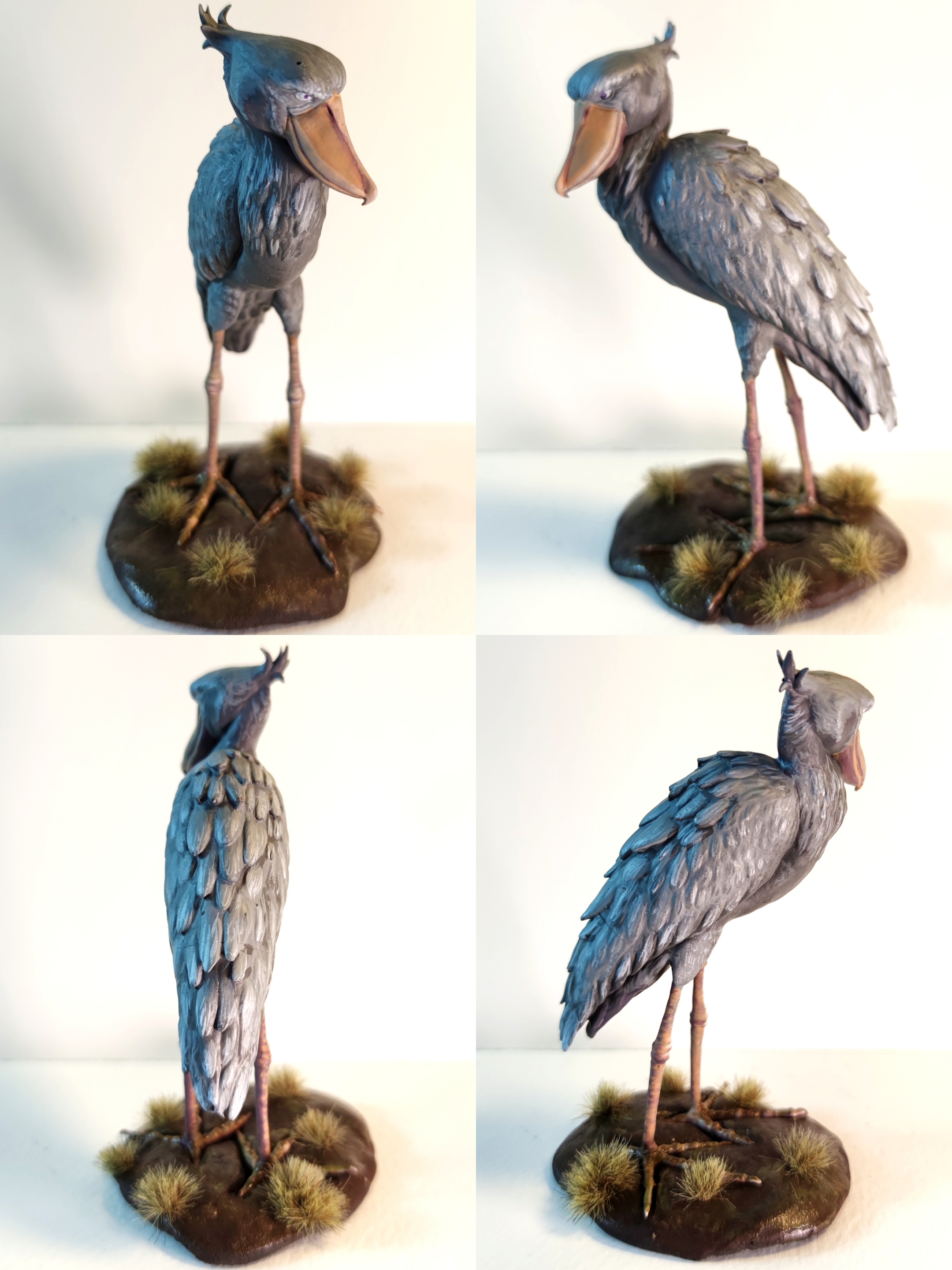 3D Printable Shoebill by Animal Den Miniatures