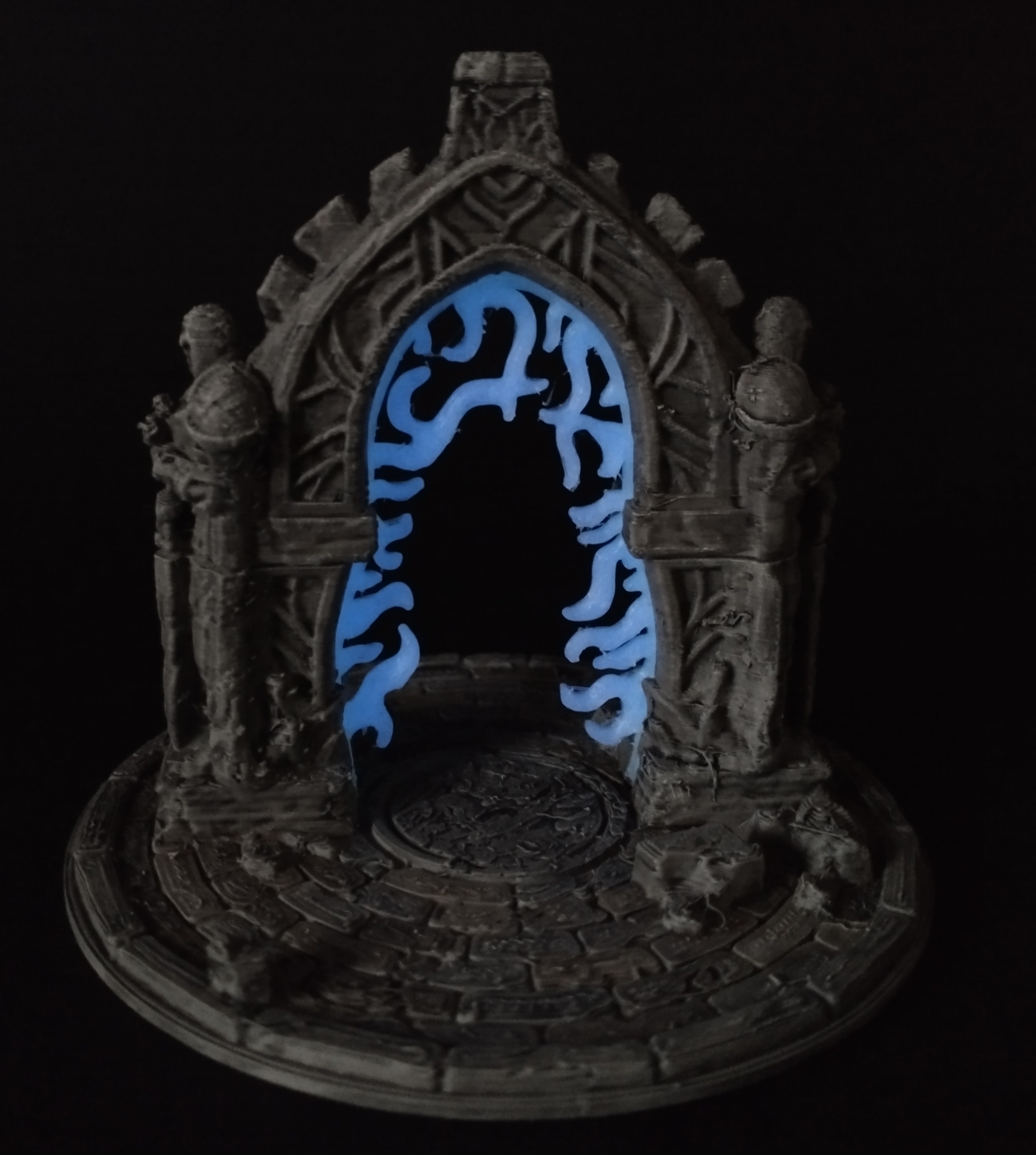 3D Printable Ancient Portal [Support-free] by Evan Carothers