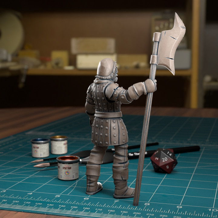 3D Printable City Guard 09 [Pre-Supported] by TytanTroll Miniatures