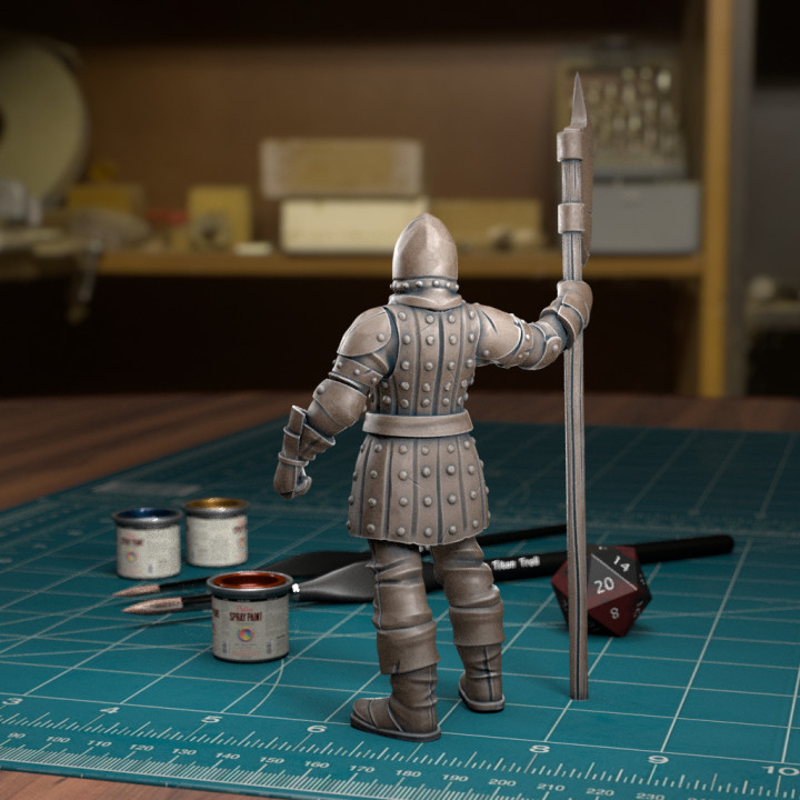 3D Printable City Guard 09 [Pre-Supported] by TytanTroll Miniatures