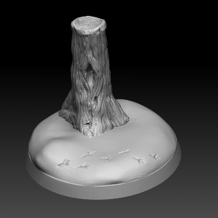 3D Printable 15 round Norse snow bases by Feed My 3dPrinter