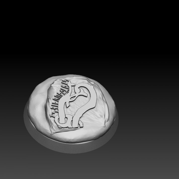 3D Printable 15 round Norse snow bases by Feed My 3dPrinter