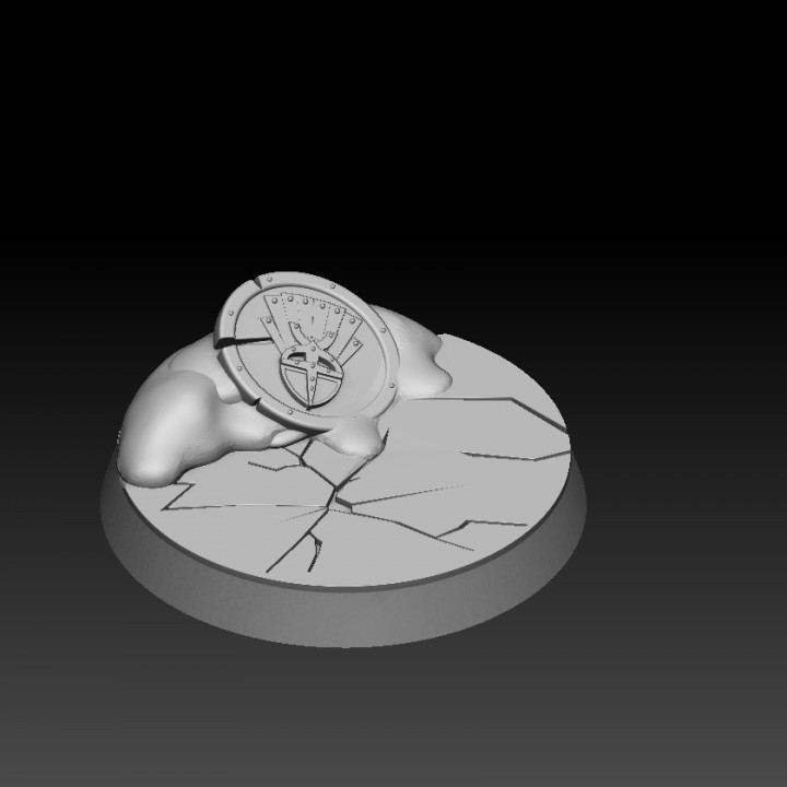 3D Printable 15 round Norse snow bases by Feed My 3dPrinter