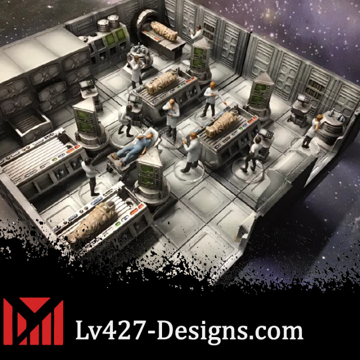 3D Printable Sci Fi Corridor - Airlock by Mark