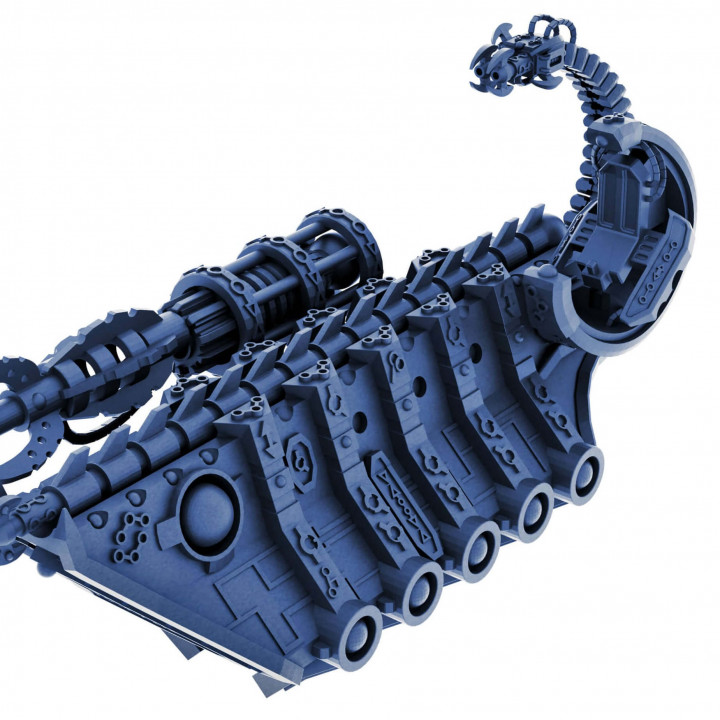 3D Printable Tomb Guardians Troop Transport (Sci Fi Necromancer Robots ...