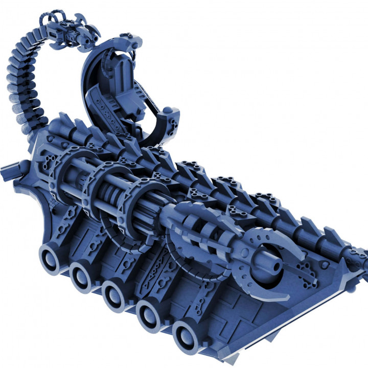 3D Printable Tomb Guardians Troop Transport (Sci Fi Necromancer Robots ...