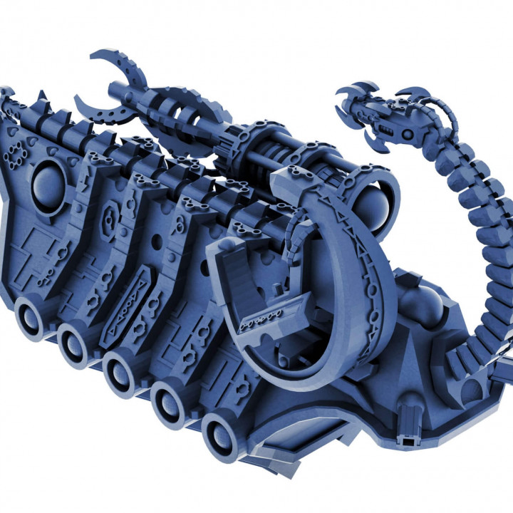 3D Printable Tomb Guardians Troop Transport (Sci Fi Necromancer Robots ...