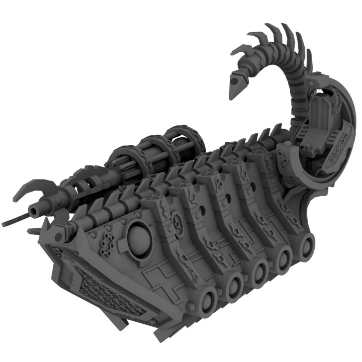 3D Printable Tomb Guardians Troop Transport (Sci Fi Necromancer Robots ...
