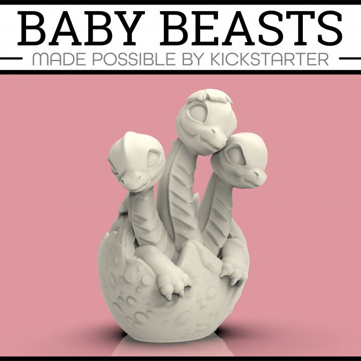 3D Printable Baby Hydra by M3DM