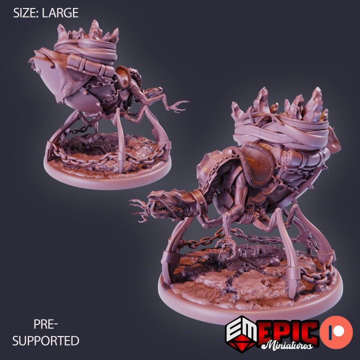 3D Printable Neogi Set / Dune Crawler / Desert Encounter by Epic-Miniatures