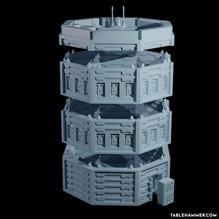 3D Printable Control tower by Tablehammer
