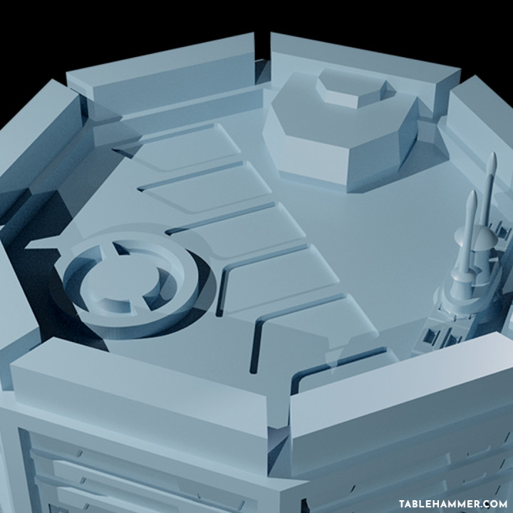 3D Printable Control tower by Tablehammer