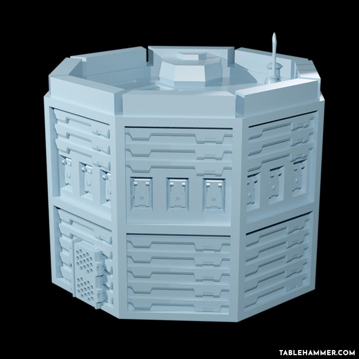 3D Printable Control tower by Tablehammer