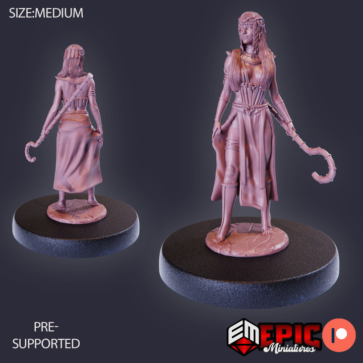 3D Printable Priestess of Anubis / Pharaohs Servant / Death Shaman ...