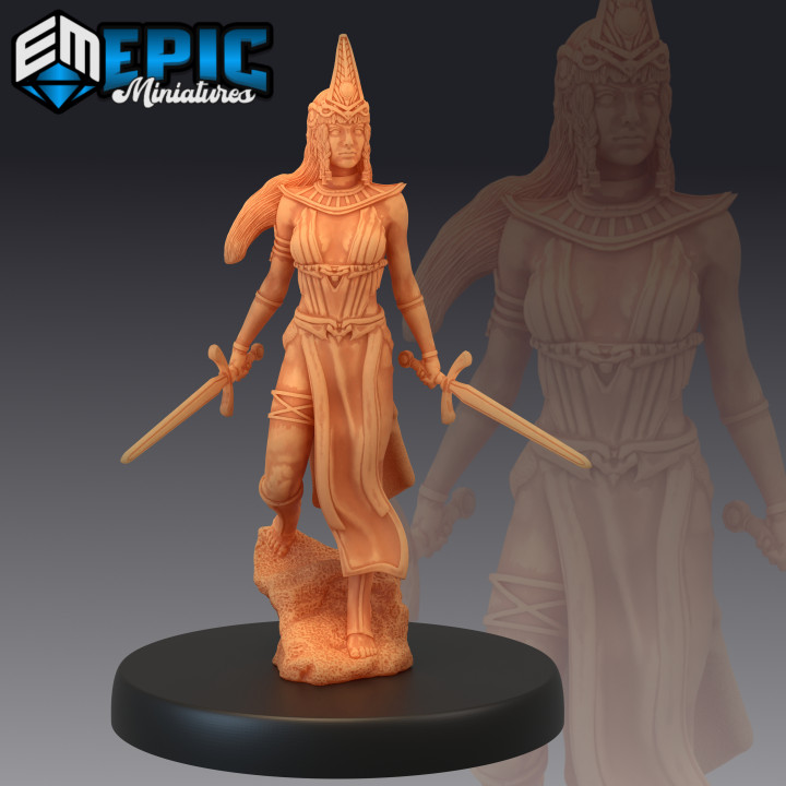 3D Printable Priestess of Anubis Warrior / Pharaohs Servant / Death ...