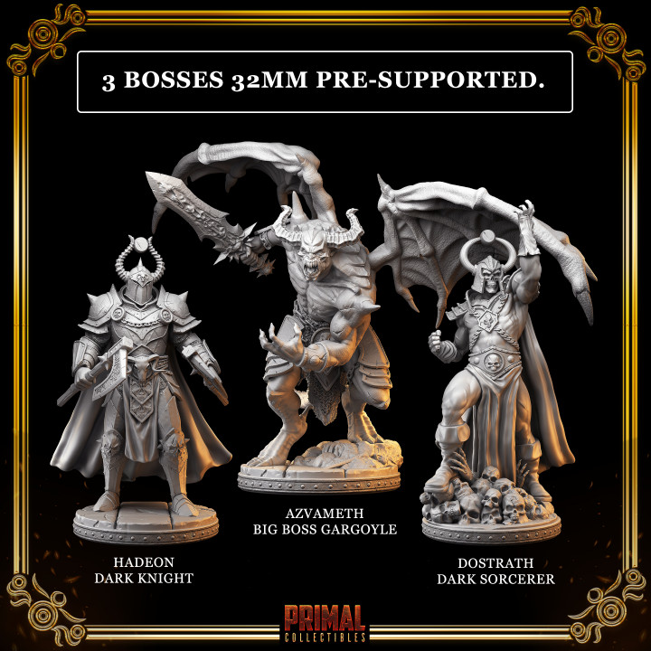 3D Printable 38 miniatures - complete RPG base game - MASTERS OF ...