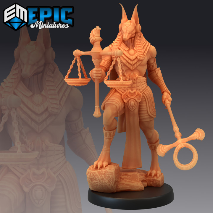 3D Printable Anubis Avatar Set / God of Death / Egyptian Deity by Epic ...