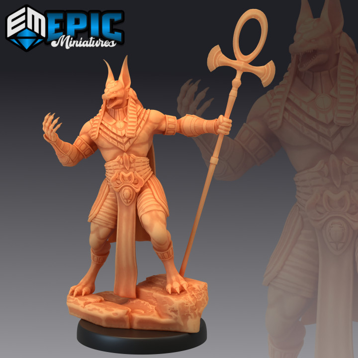 3D Printable Anubis Avatar Set / God of Death / Egyptian Deity by Epic ...
