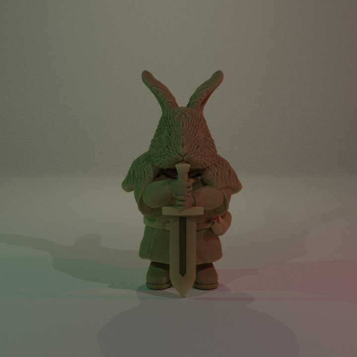 3D Printable Rabbit Duchy Emissaries by The Cavy Forge