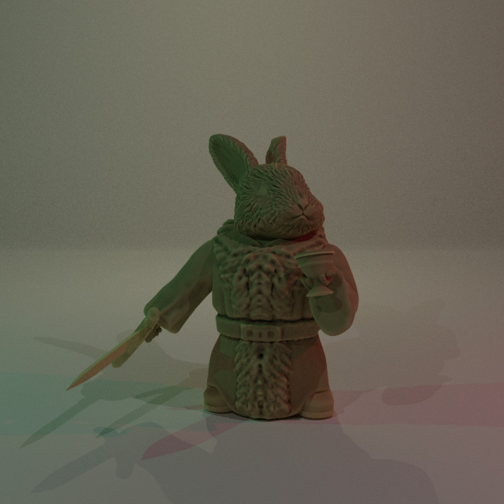 3D Printable Rabbit Duchy Emissaries by The Cavy Forge