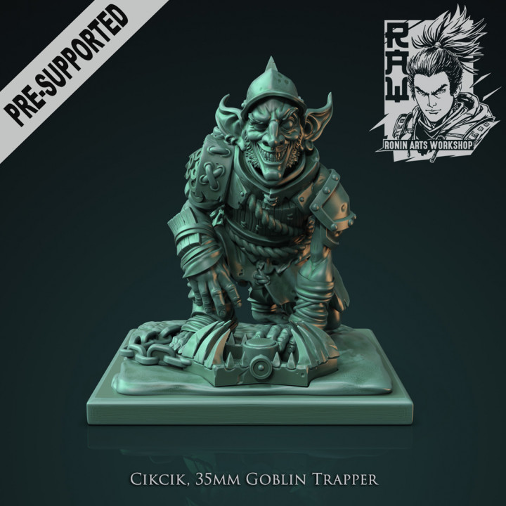 3D Printable Cikcik - Goblin Trapper by Ronin Arts Workshop