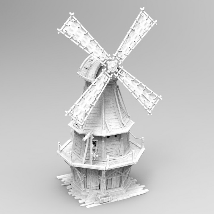 3D Printable Windmill by Fabio