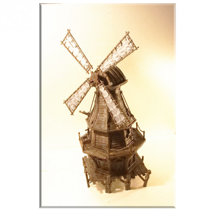 3D Printable Windmill by Fabio