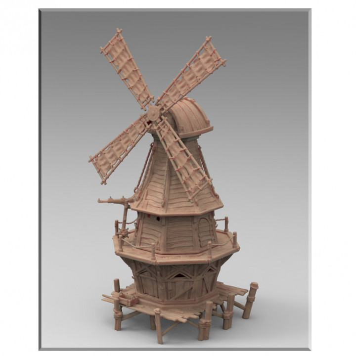 3D Printable Windmill by Fabio