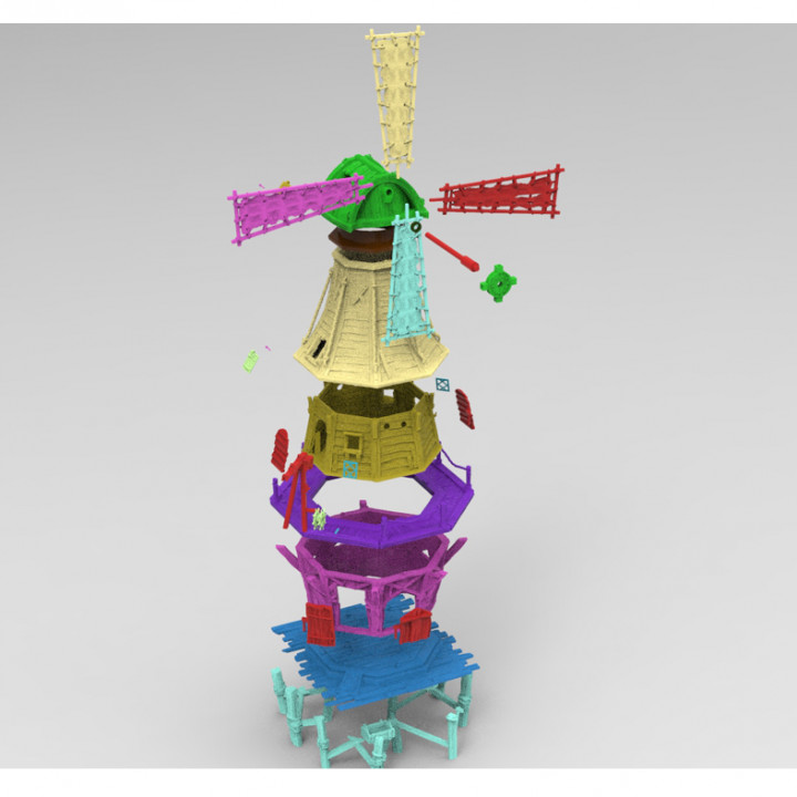 3D Printable Windmill by Fabio